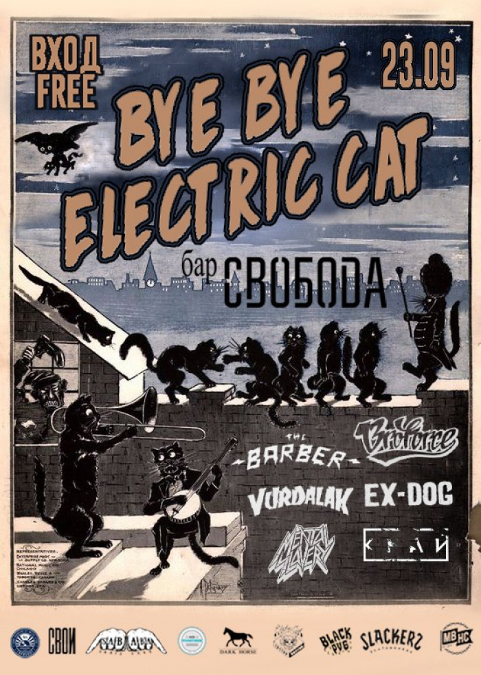 Концерт «Bye Bye Electric Cat» — Вход свободный